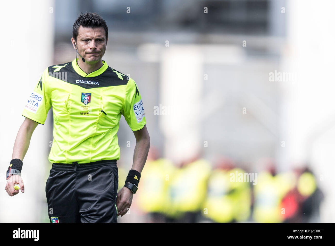 Reggio Emilia, Italy. 23rd Apr, 2017. Antonio Damato (Referee) Football ...