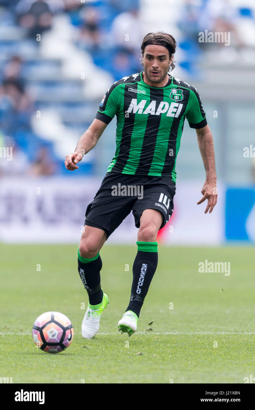 Reggio Emilia, Italy. 23rd Apr, 2017. Alessandro Matri (Sassuolo ...