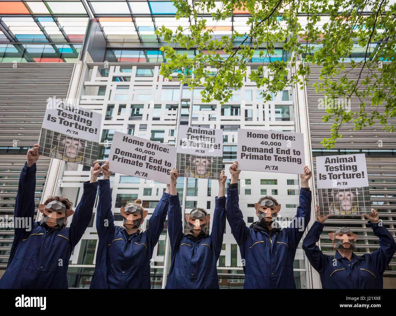 Peta Protest Animal Experiments High Resolution Stock Photography and ...