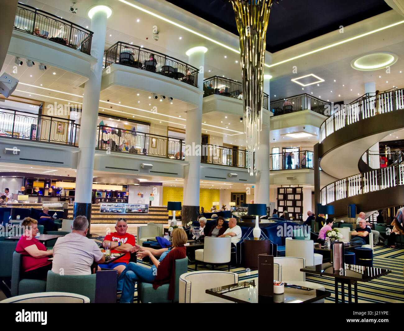 Cruise Ship Atrium High Resolution Stock Photography and Images - Alamy