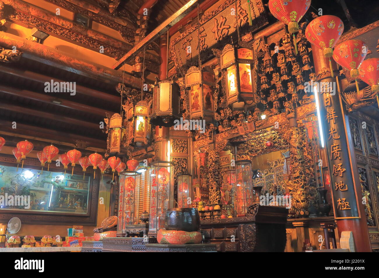 Tian Tan temple in Tainan Taiwan. Tian Tan temple is one of the oldest ...