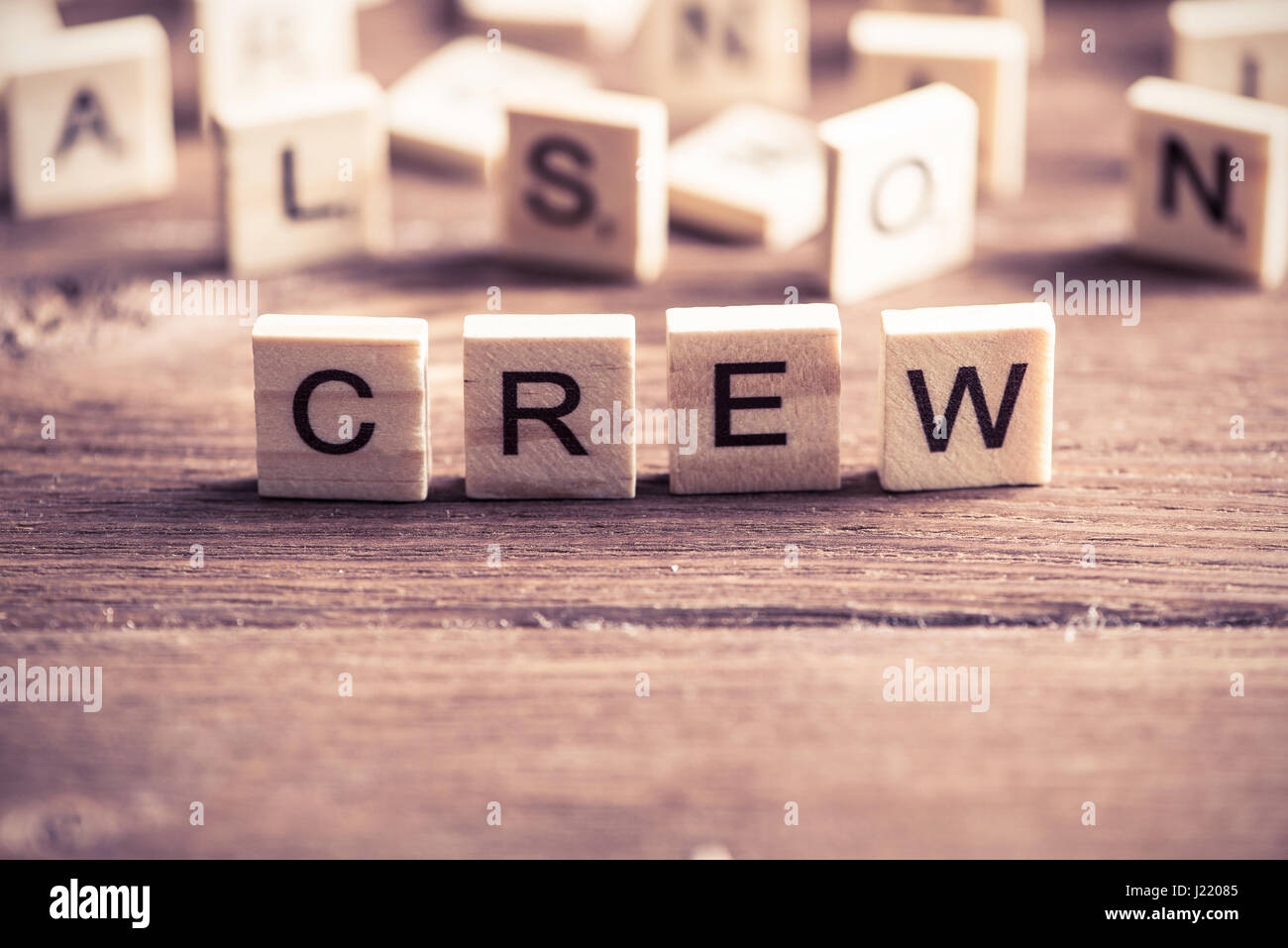 Alphabet crew hi-res stock photography and images - Alamy