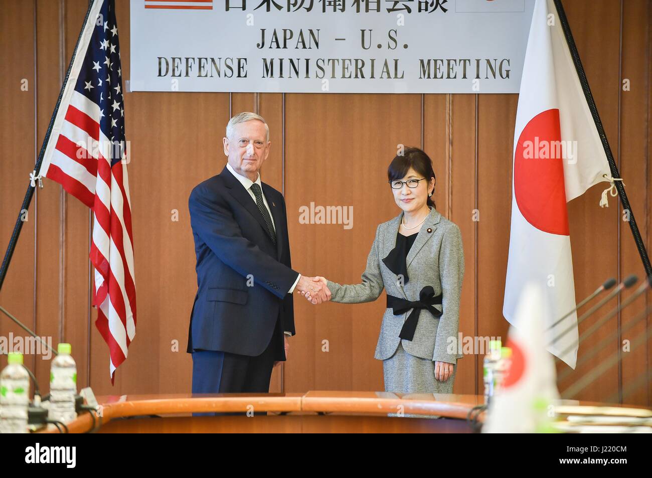 U.S. Secretary of Defense James Mattis meets with Japanese Defense ...