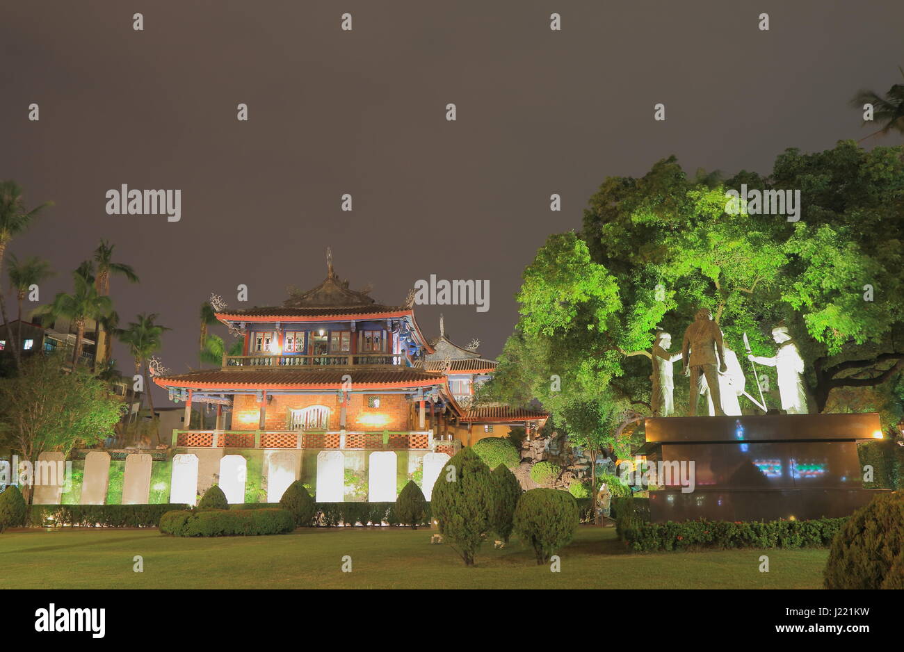 Historical architecture of Chihkan Tower in Tainan Taiwan Stock Photo ...