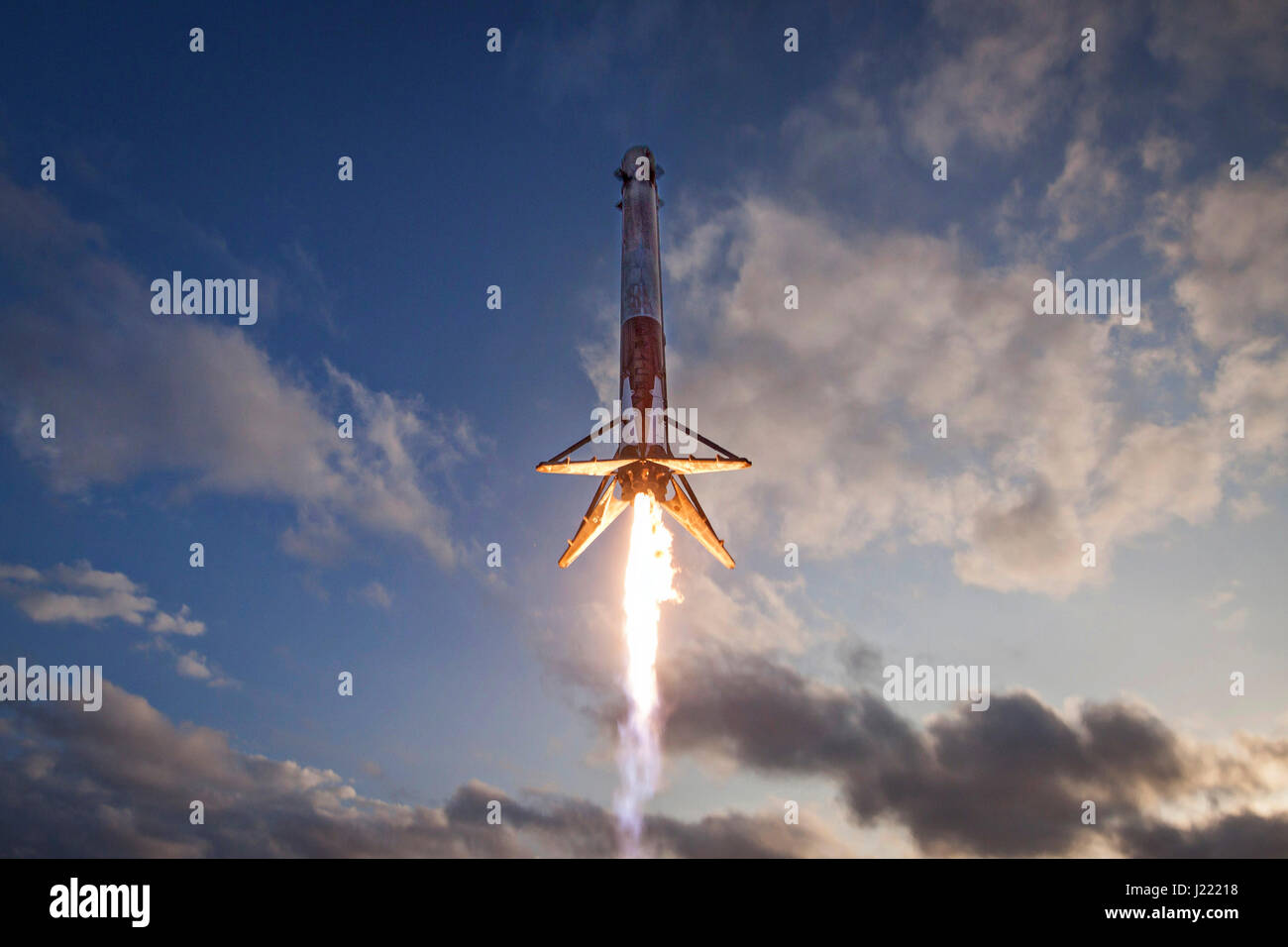 Spacex first stage hi-res stock photography and images - Alamy