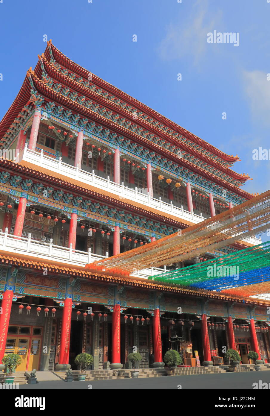 Orthodox Luerhmen Sheng Mu Miao temple Tainan Taiwan Stock Photo - Alamy