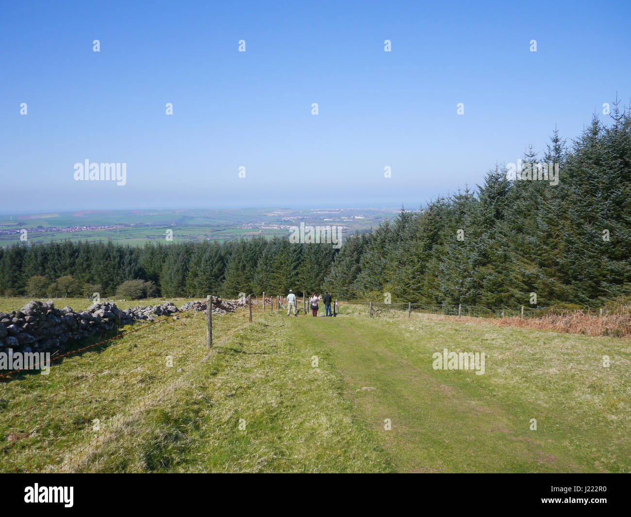 Looking down from the top of the wall hi-res stock photography and ...