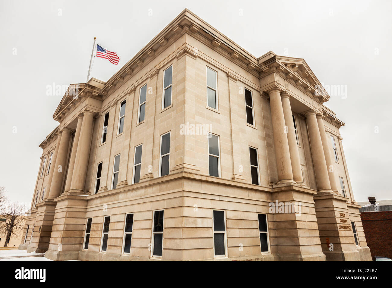 Ford County Courthouse in Dodge City. Dodge City, Kansas, USA Stock ...