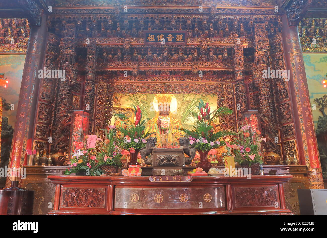 Luermen Tianhou Matsu temple in Tainan Taiwan Stock Photo - Alamy