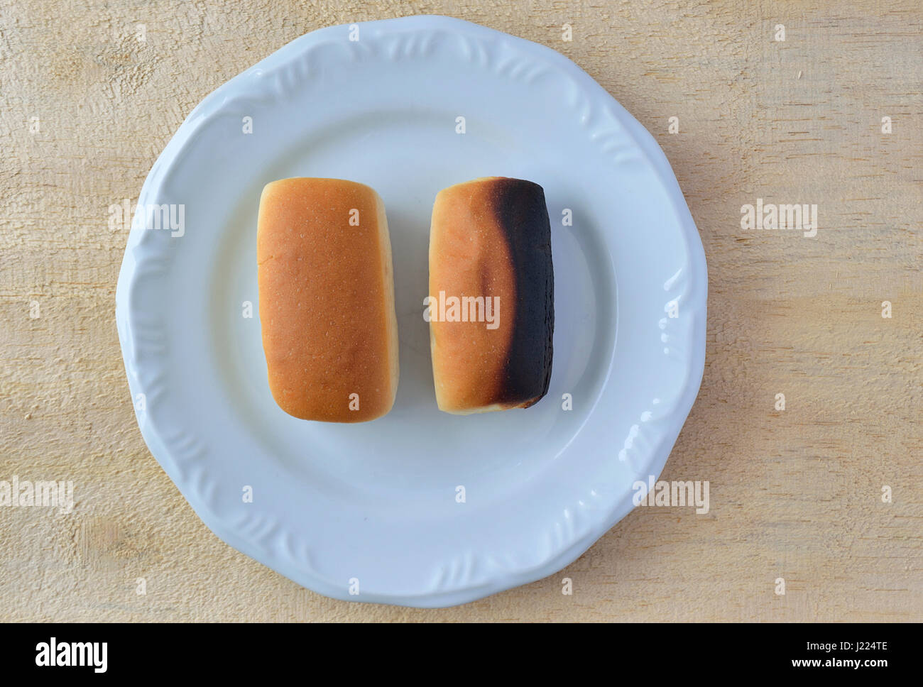 Food size plate comparison hi-res stock photography and images - Alamy