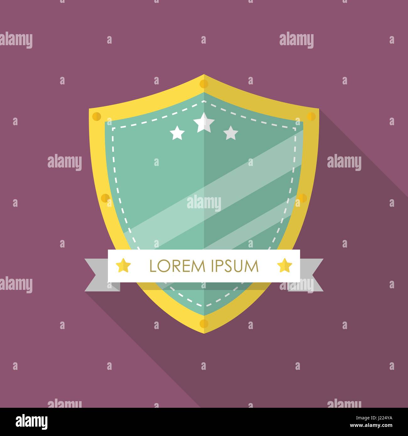 Long shield Stock Vector Images - Alamy