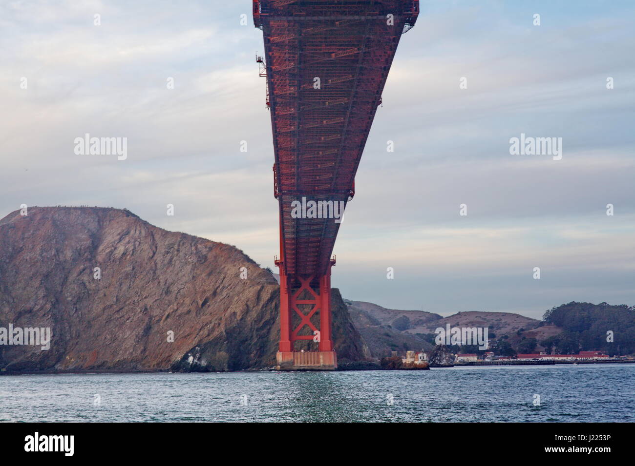 Golden Gate Bridge Underside Stock Photo - Alamy