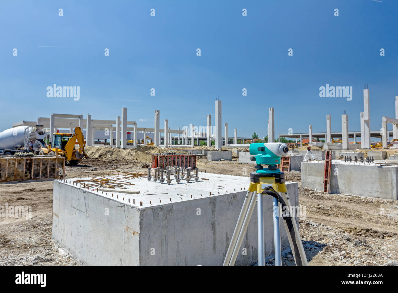 Surveyor instrument is for measuring level on construction site ...