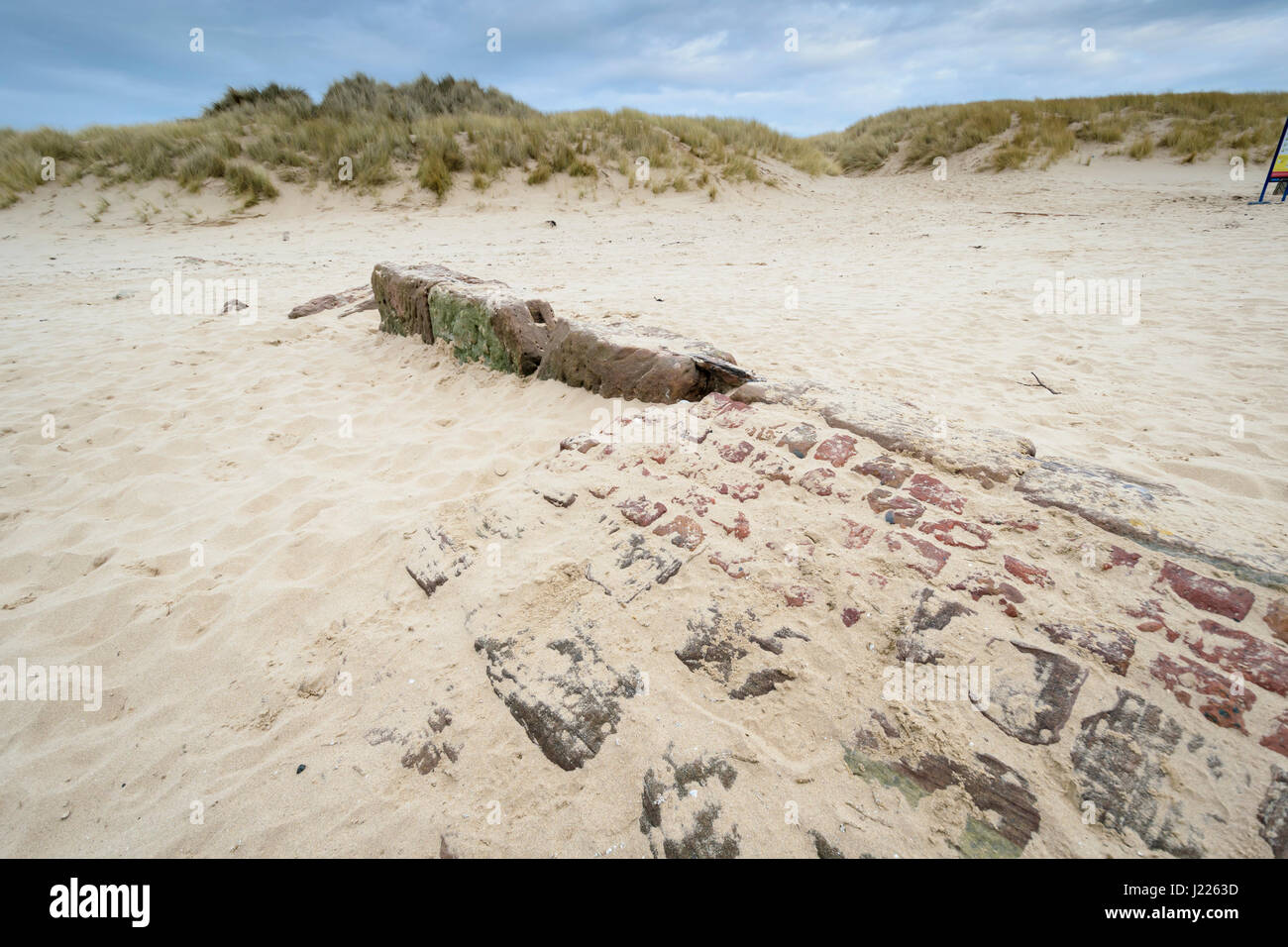 The remains of the Old Formby lifeboat station 1776 to 1918 Stock Photo ...