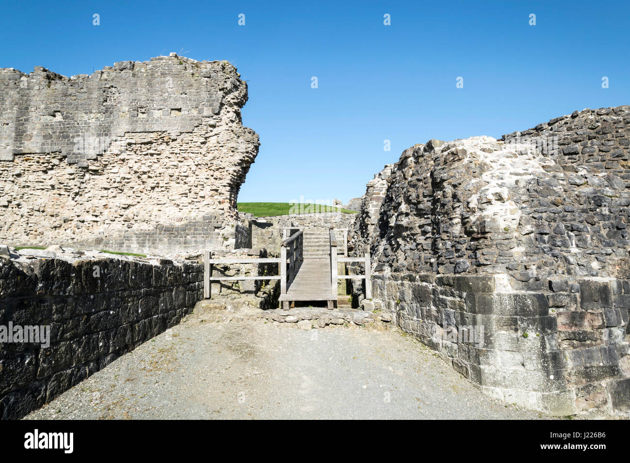 Denbigh Castle in North Wales uk Stock Photo - Alamy