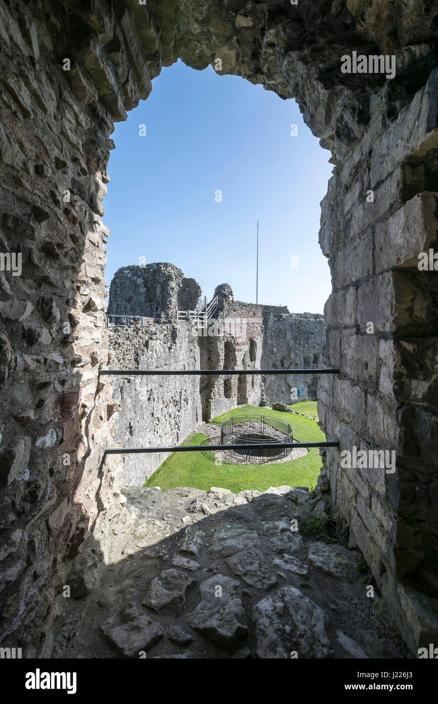 Denbigh Castle in North Wales uk Stock Photo - Alamy