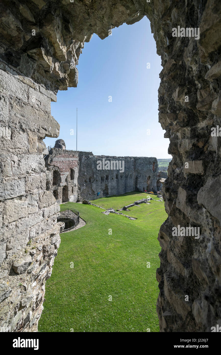 Denbigh Castle in North Wales uk Stock Photo - Alamy