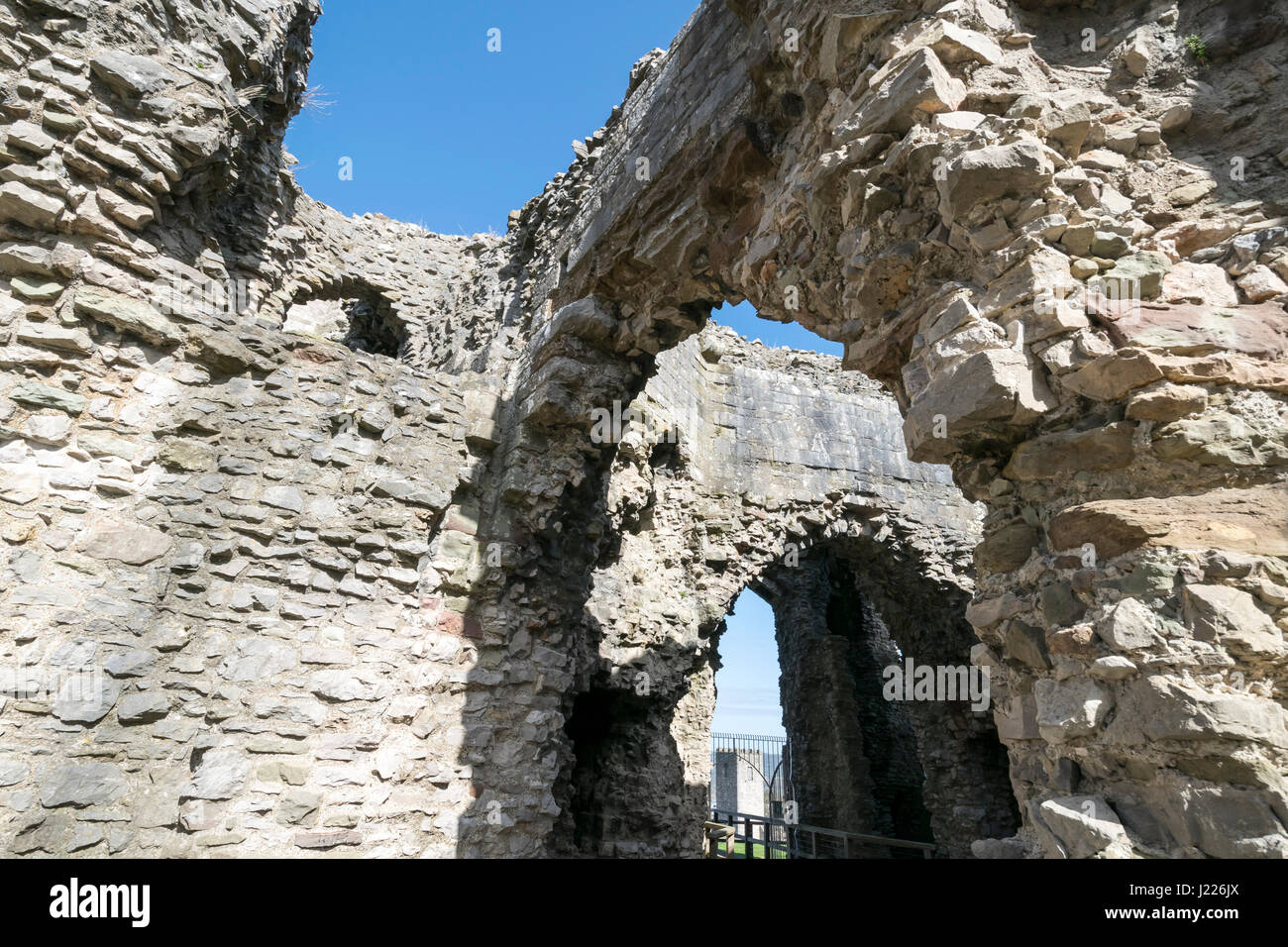 Denbigh Castle in North Wales uk Stock Photo - Alamy