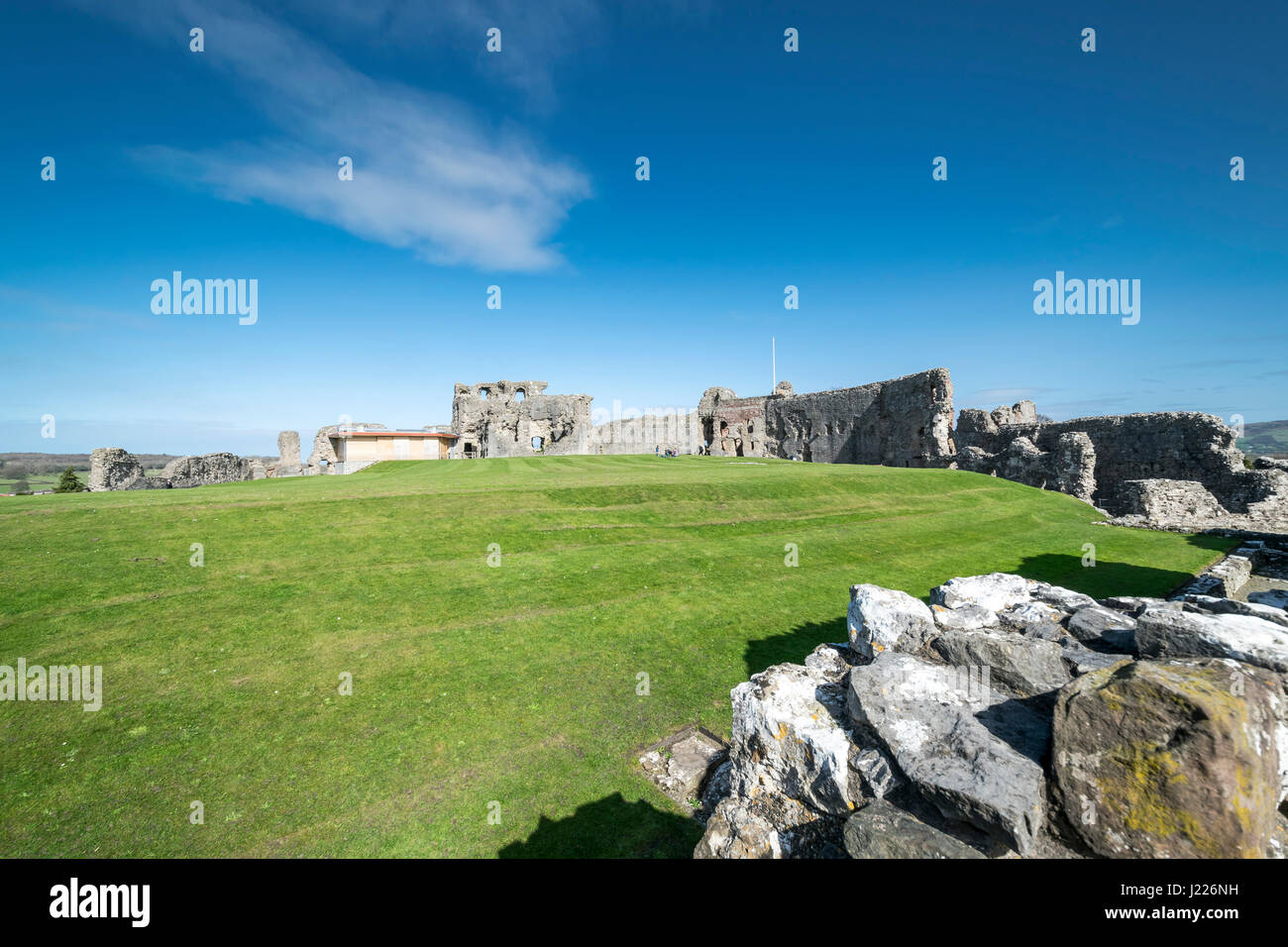 Denbigh Castle in North Wales uk Stock Photo - Alamy