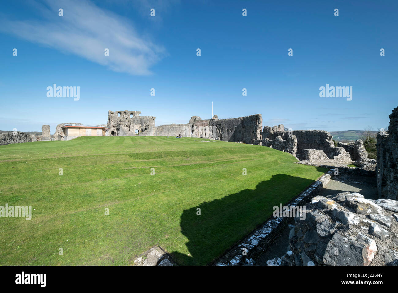 Denbigh Castle in North Wales uk Stock Photo - Alamy