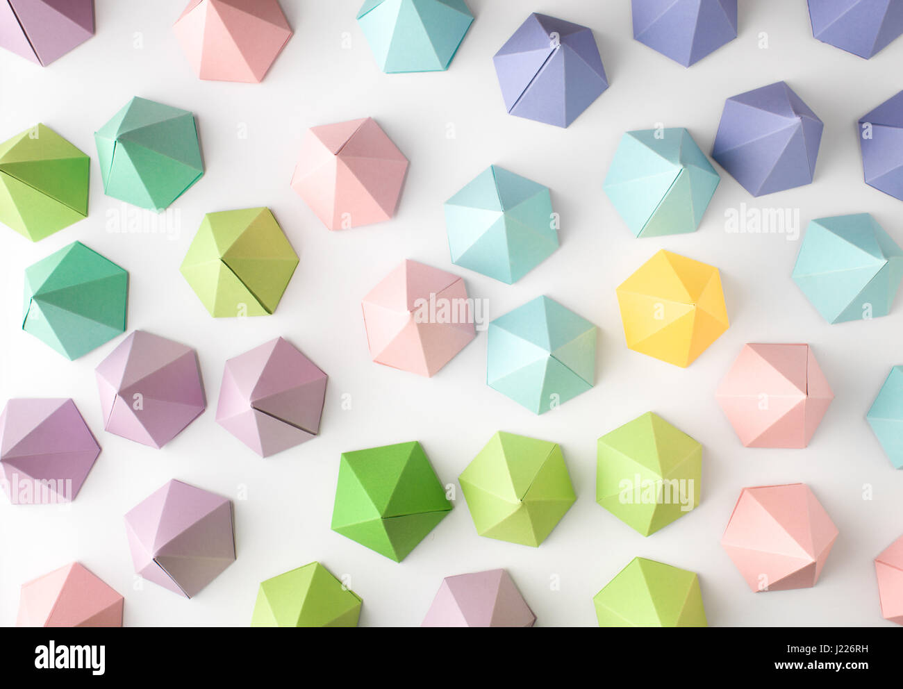 Abstract paper pyramid background. Copy space available. Usefull for ...