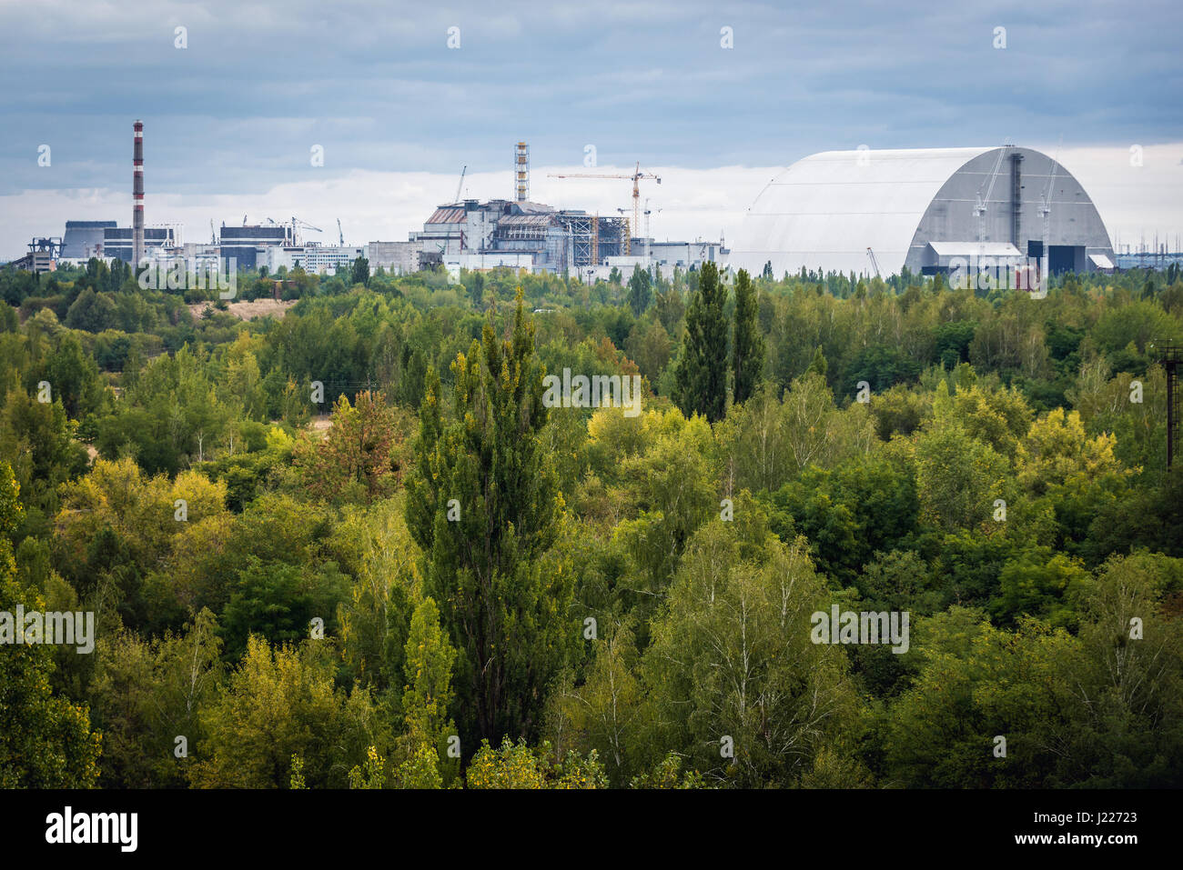 New Safe Confinement of Chernobyl Nuclear Power Plant in Zone of ...