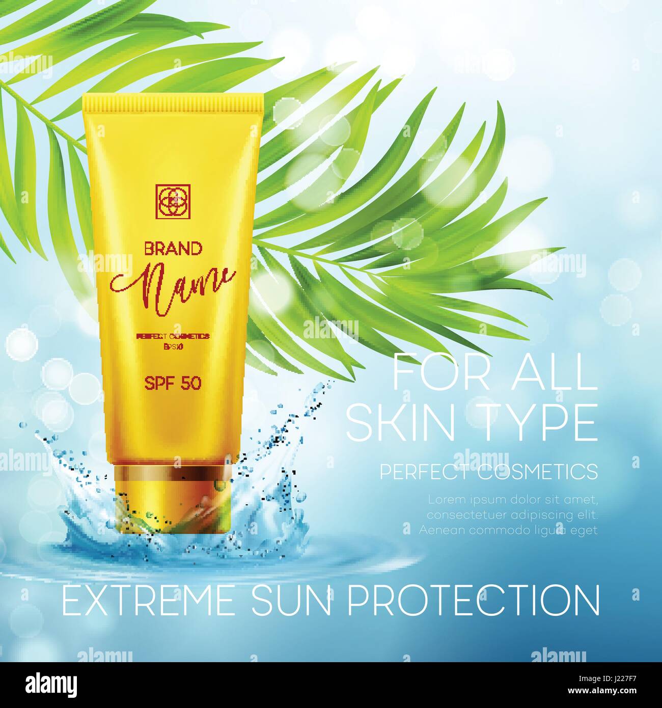 Sun screen face Stock Vector Images - Alamy