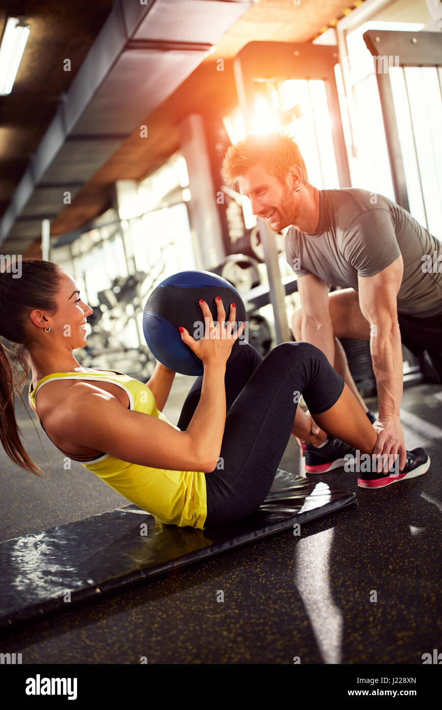 Fitness gym training hi-res stock photography and images - Alamy