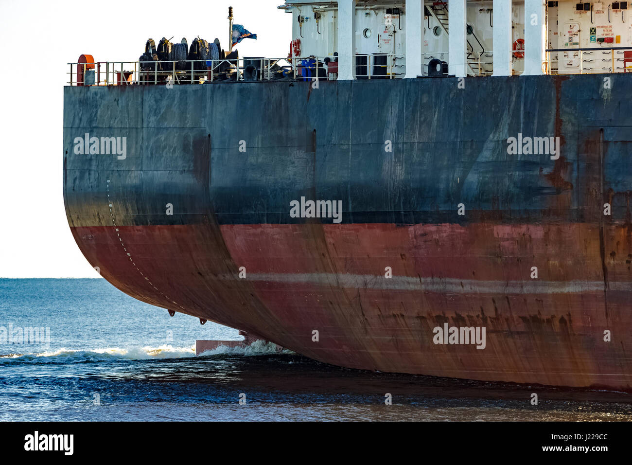 Black cargo ships stern hi-res stock photography and images - Alamy