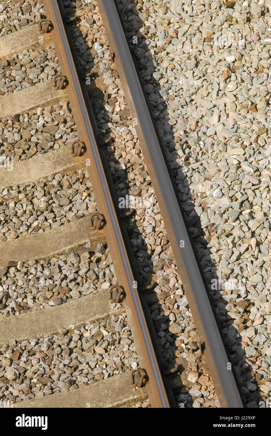 elevated railroad track abstract Stock Photo - Alamy