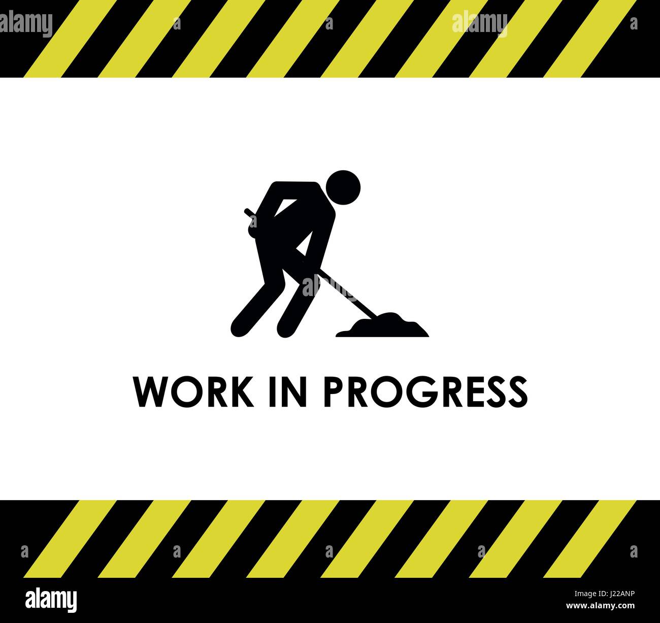 Work in progress Stock Vector Image & Art - Alamy