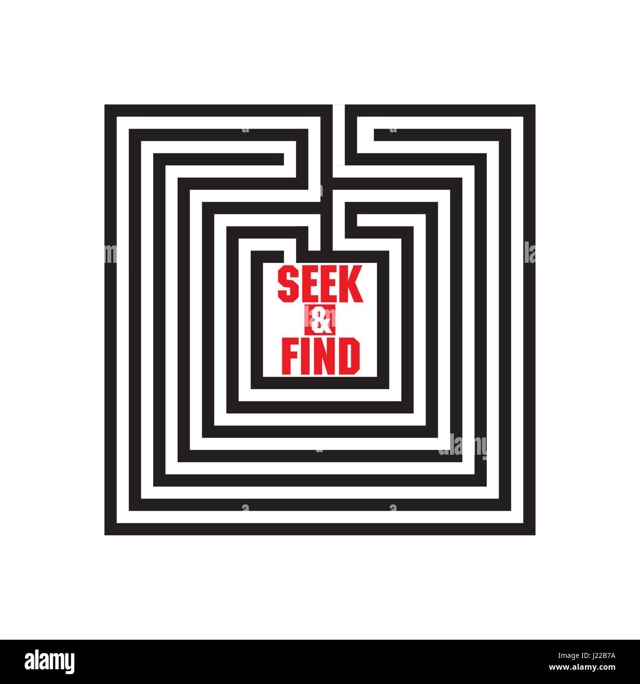 Cross labyrinth Cut Out Stock Images & Pictures - Alamy