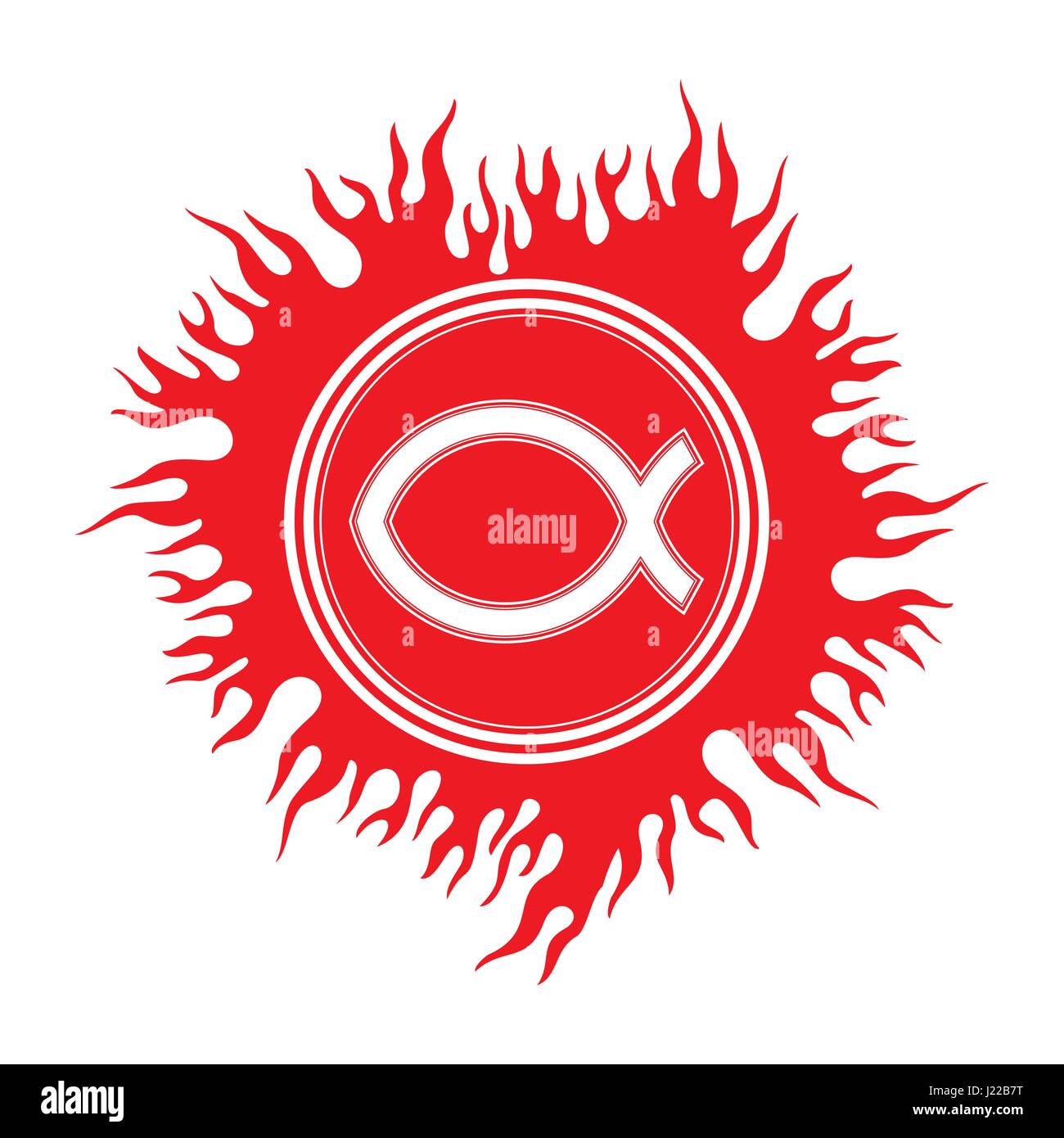 Christian print. Jesus fish Stock Vector Image & Art - Alamy