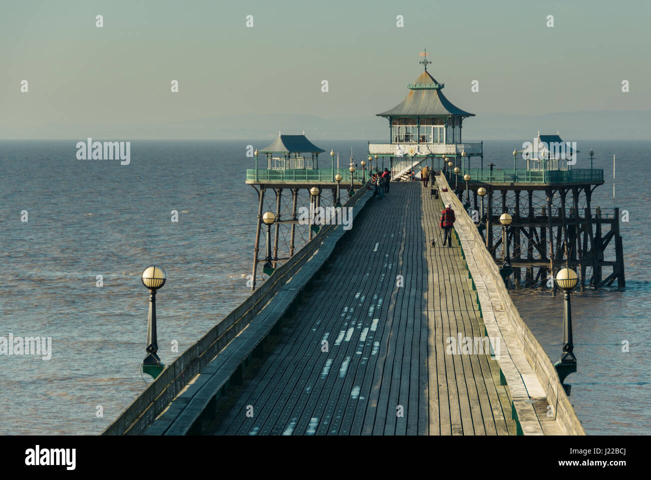 Clevedon Pier, North Somerset, England, UK Stock Photo - Alamy