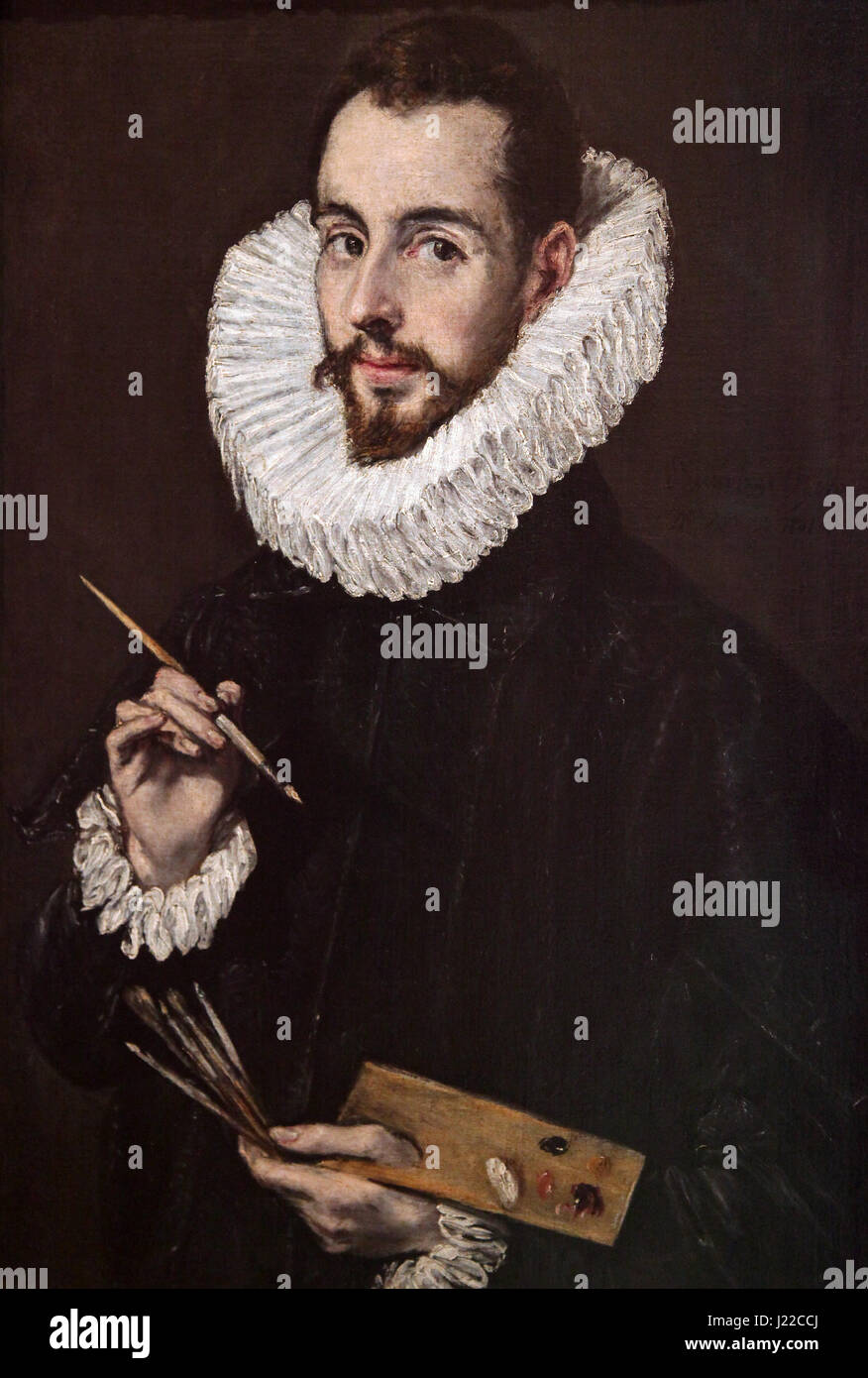 Portrait of Jorge Manuel.Son of El Greco 1600 by El Greco Doménikos ...