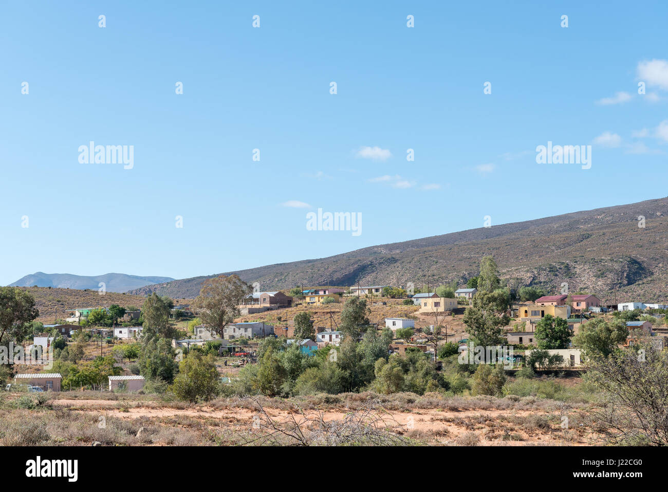 AMALIENSTEIN, SOUTH AFRICA - MARCH 25, 2017: A view of Amalienstein, a ...