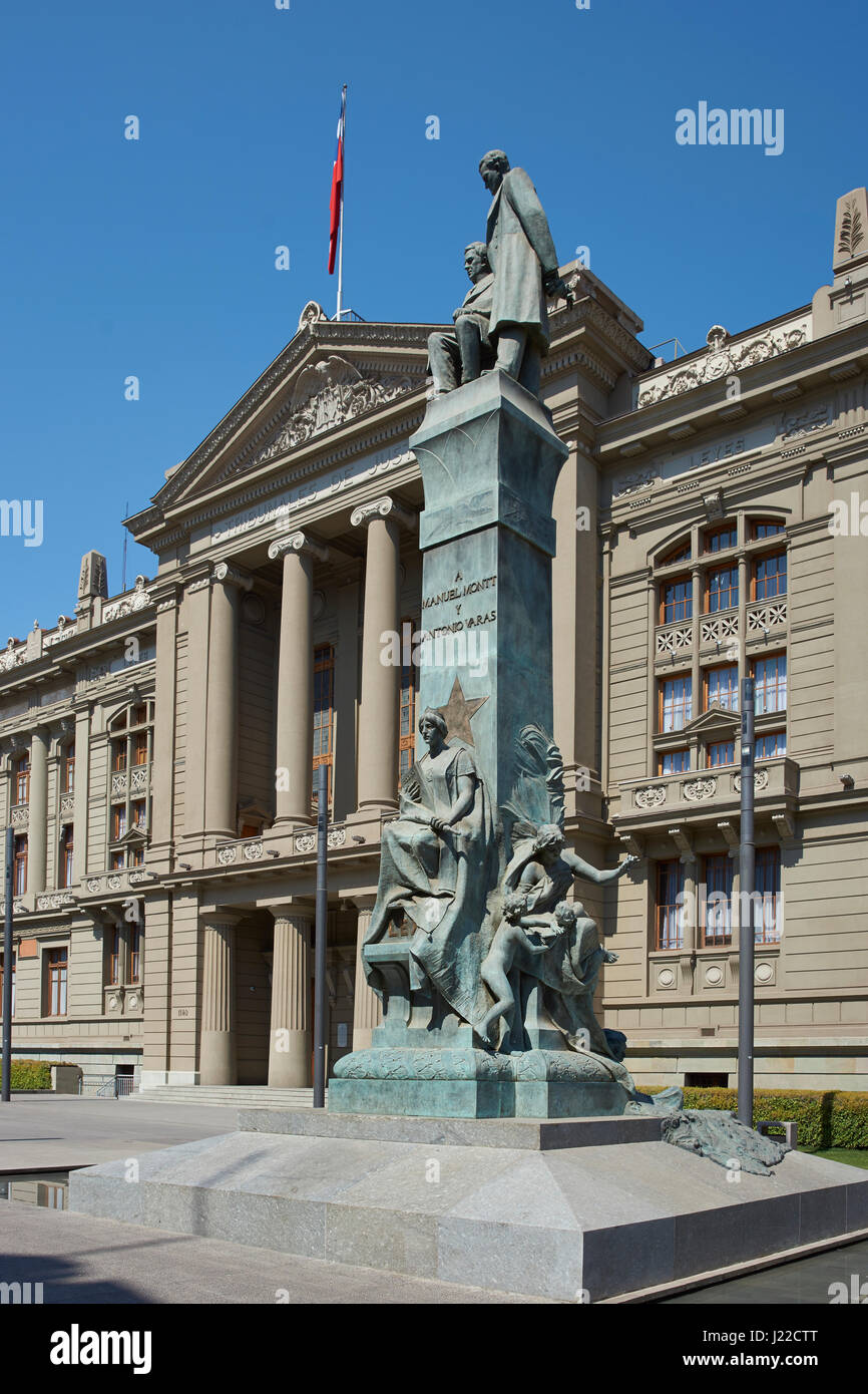 The Palacio de los Tribunales de Justicia de Santiago. Historic ...