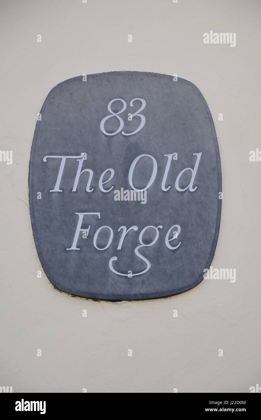 The Old Forge’, High Street, Great Abington, Cambridgeshire Stock Photo ...