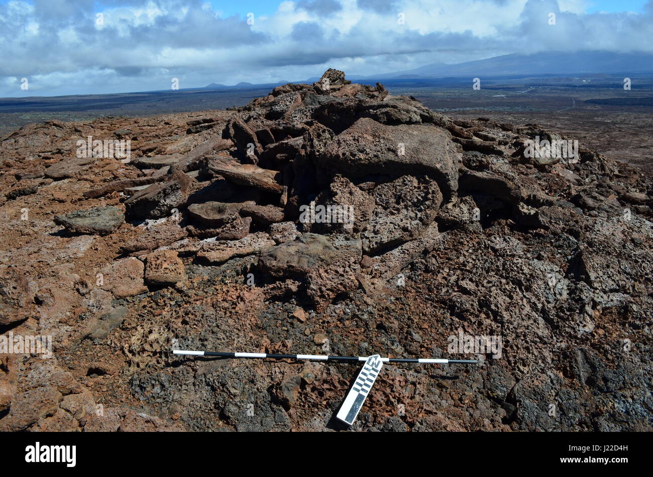 Shown is a platform on Pu'u Koli, at the south end of TA 21 on the east ...