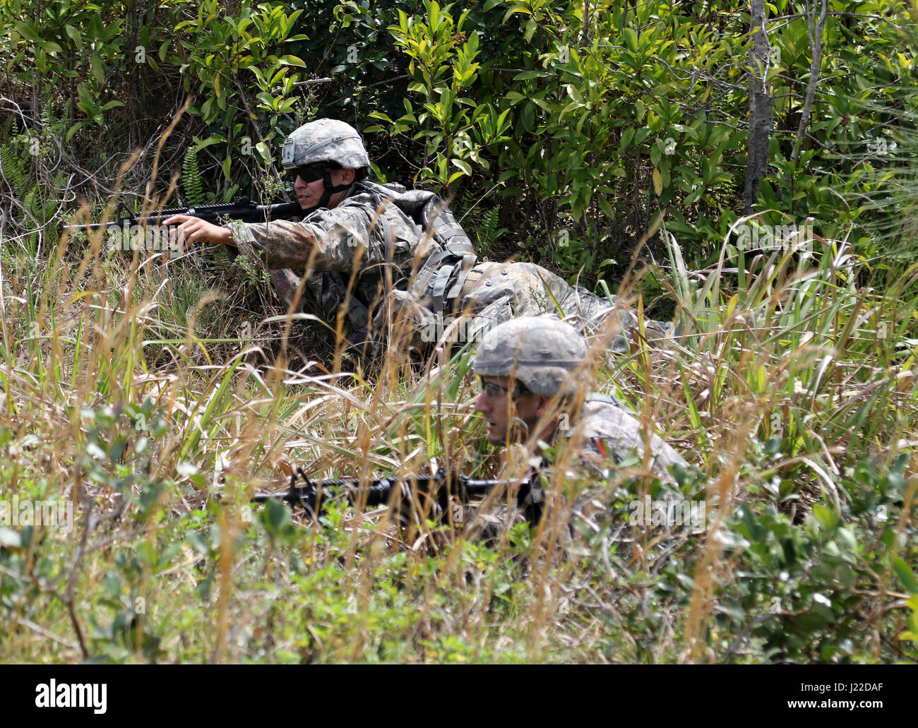 U.S. Army Spc. Eric Oroc, assigned to Headquarters and Headquarters ...