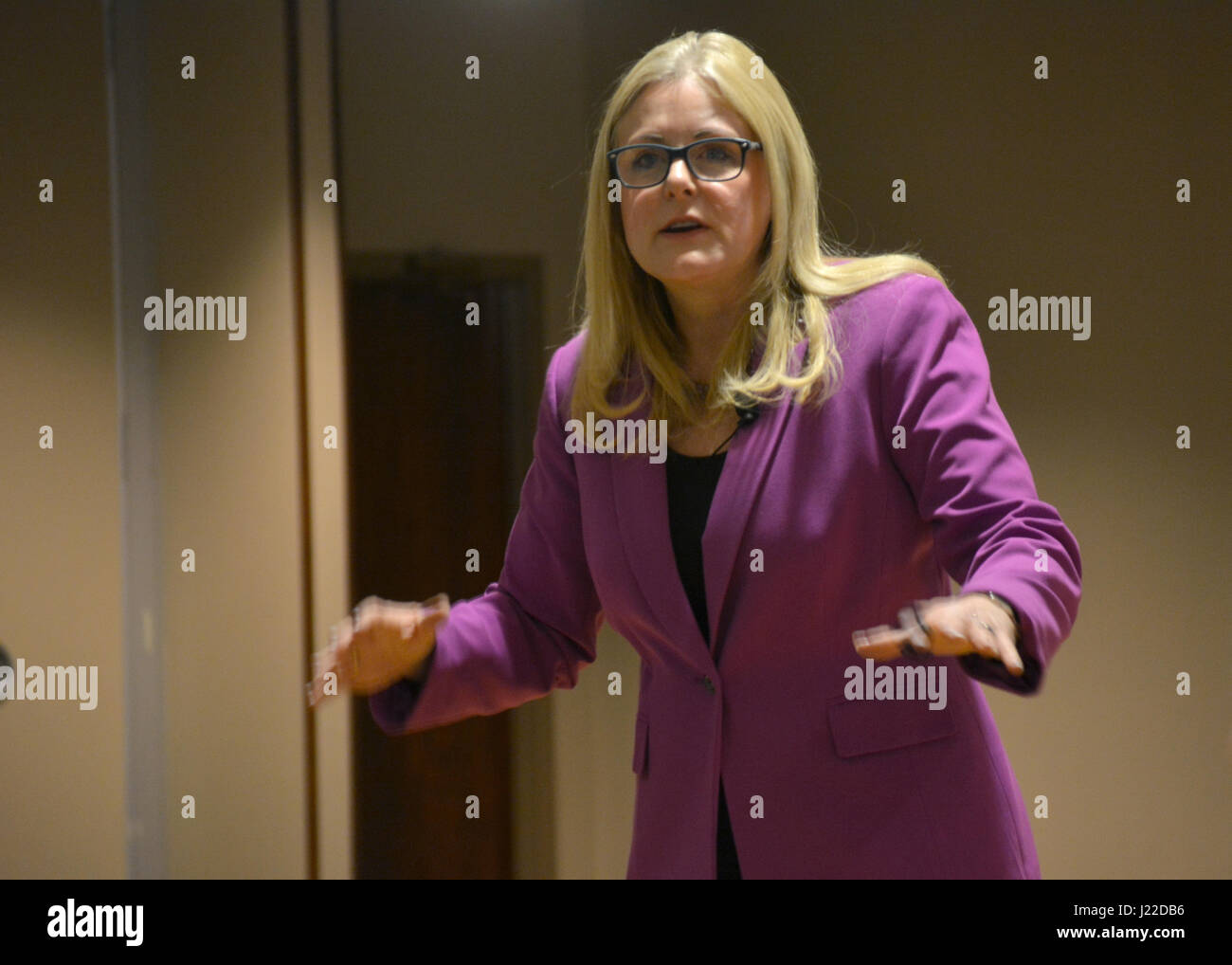 PETERSON AIR FORCE BASE, Colo. -- Dr. Mary Kelly, PHD CSP Commander ...