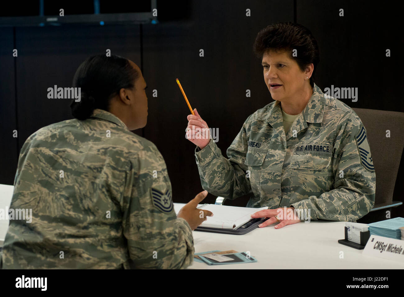 Chief Master Sgt. Michele Mareau draws on her experience to serve as a ...