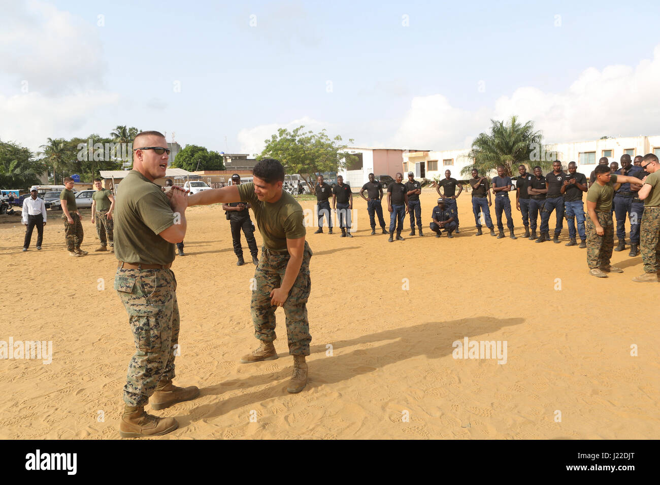 A Marine with Security Cooperation Team-3, Special-Purpose Marine Air ...