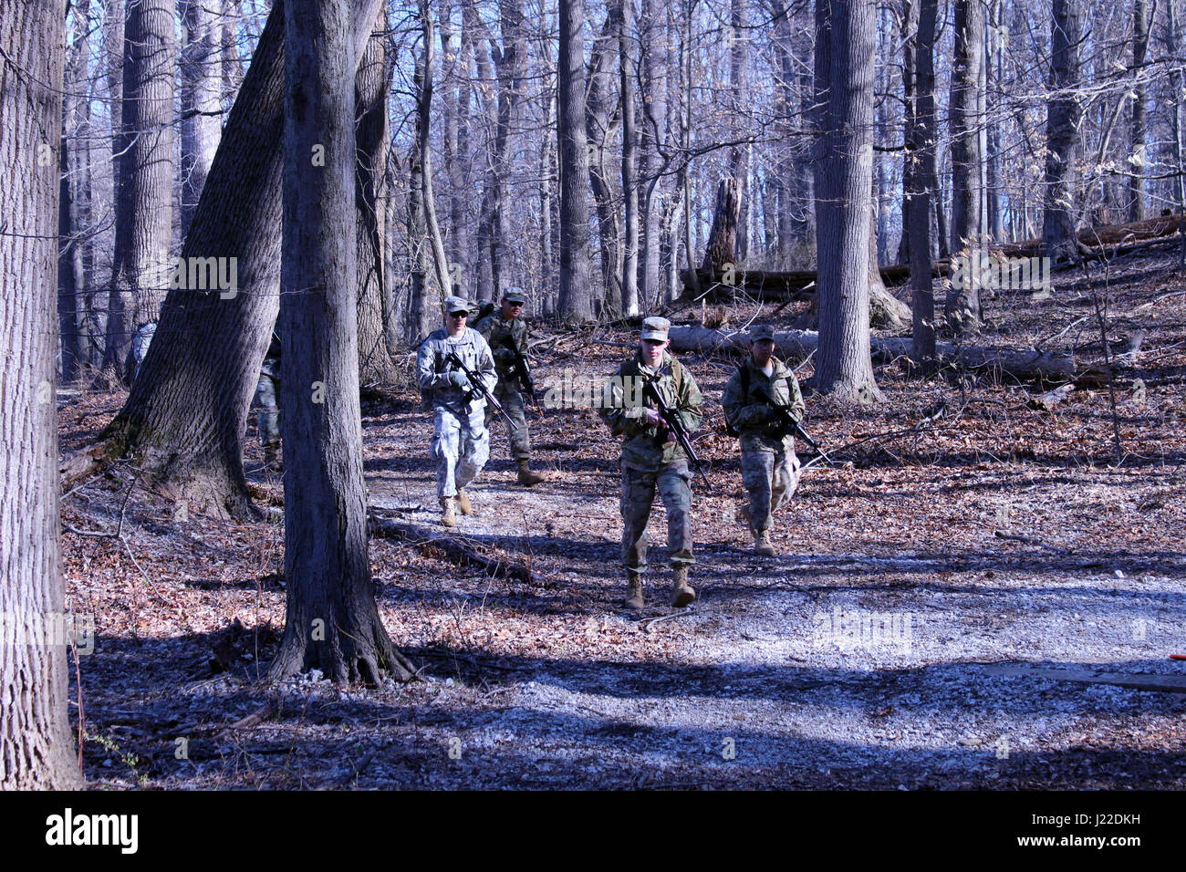 Soldiers of the 742nd Military Intelligence Battalion, prepare for the ...