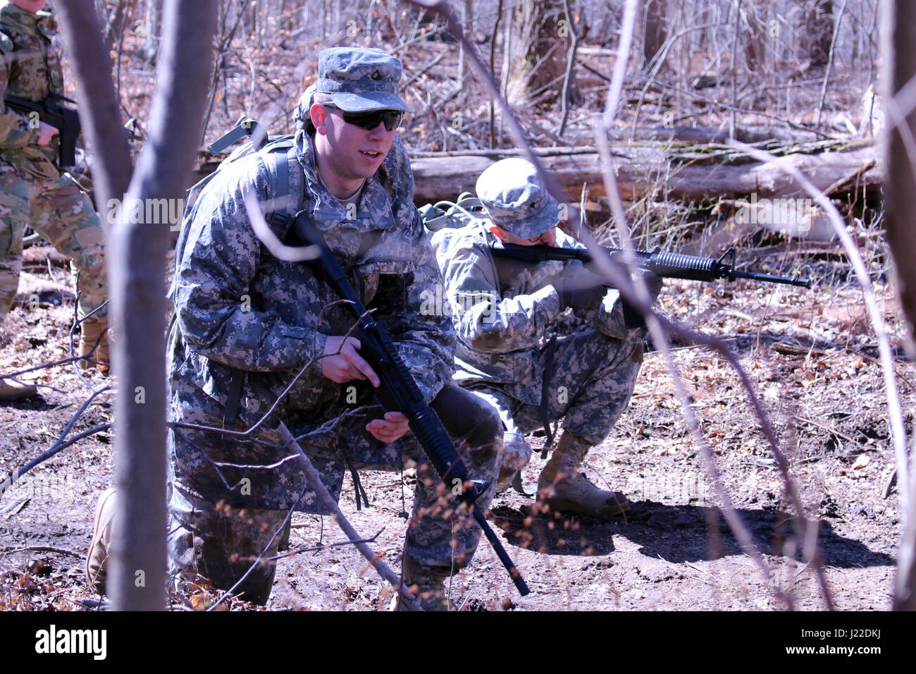 Soldiers of the 742nd Military Intelligence Battalion, prepare for the ...