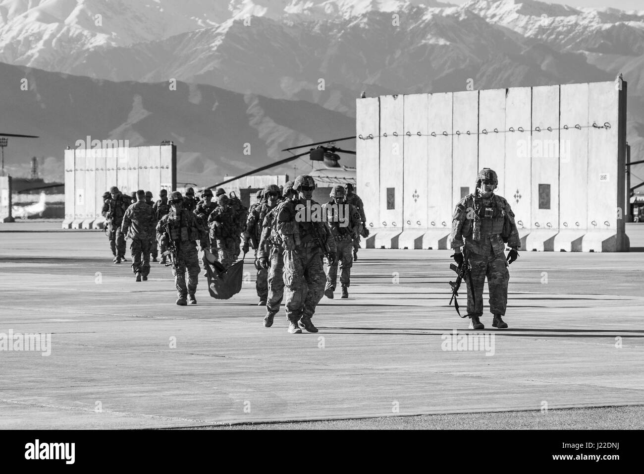 Soldiers of C Troop, 1st Squadron, 14th Cavalry Regiment, 1-2 Stryker ...