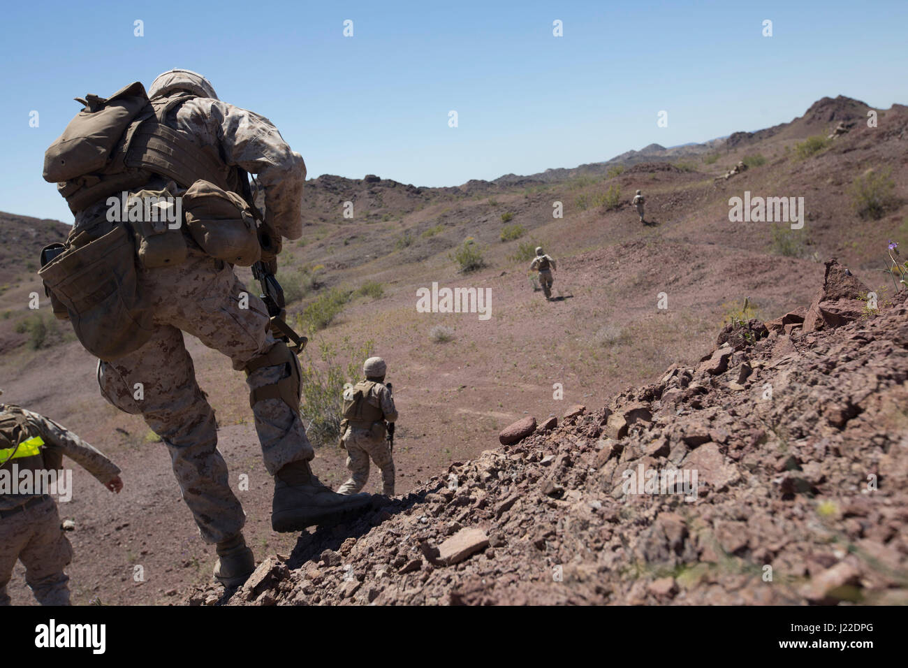 A rifleman with 1st platoon hi-res stock photography and images - Alamy