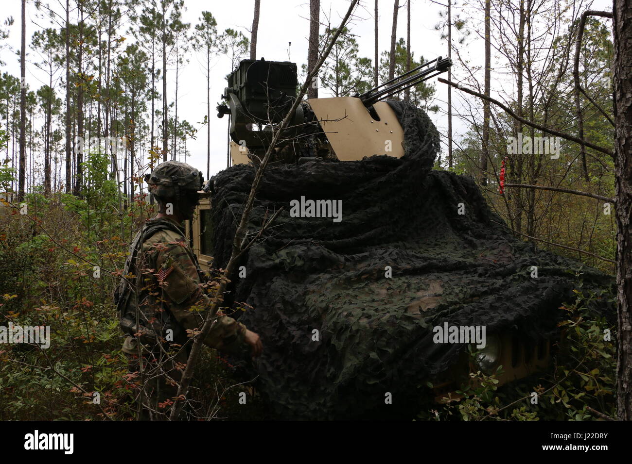 A Soldier with Alpha Troop, 6th Squadron, 8th Cavalry Regiment, 2nd ...