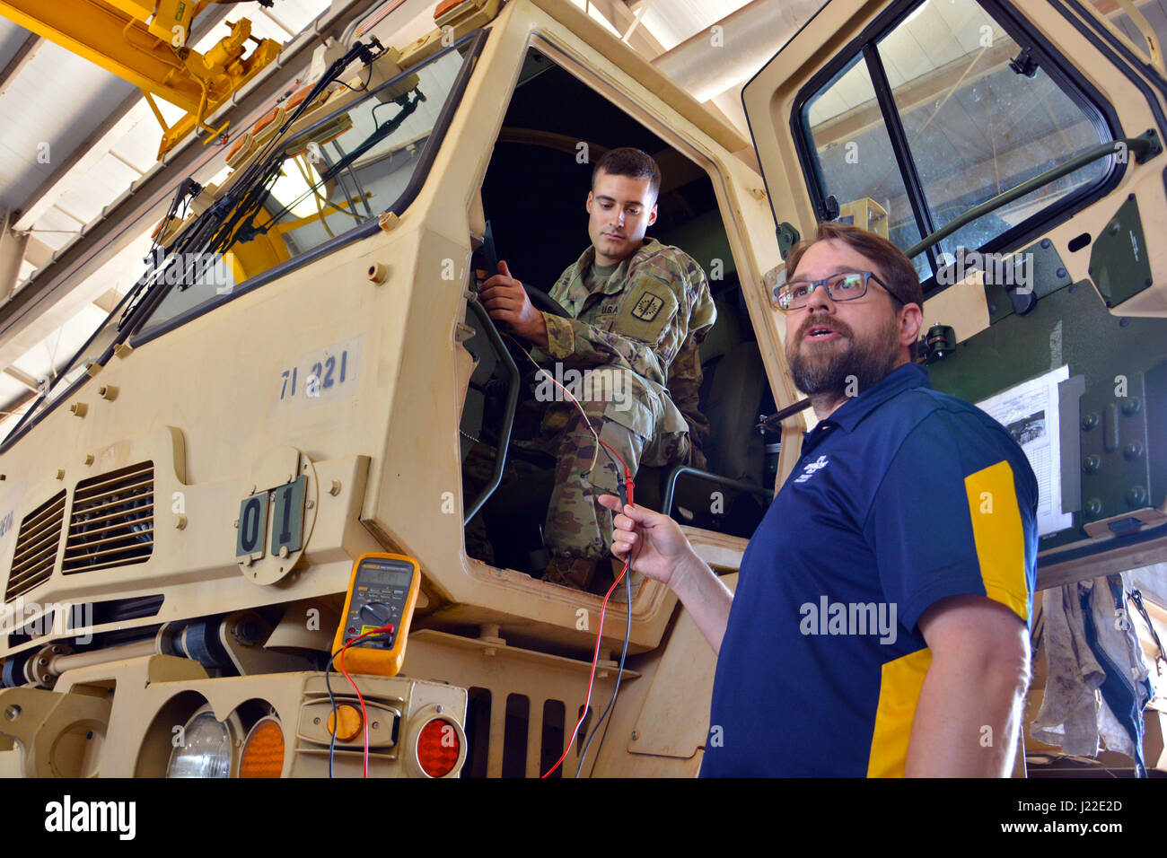 SCHOFIELD BARRACKS, Hawaii- Wheeled Vehicle Mechanic, Spc. Wes Boulden ...