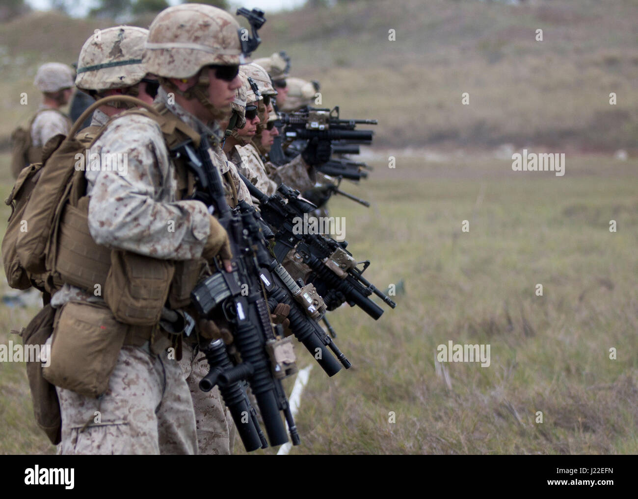 U.S. Marines with 3rd Battalion, 2nd Marine Regiment, 2d Marine ...